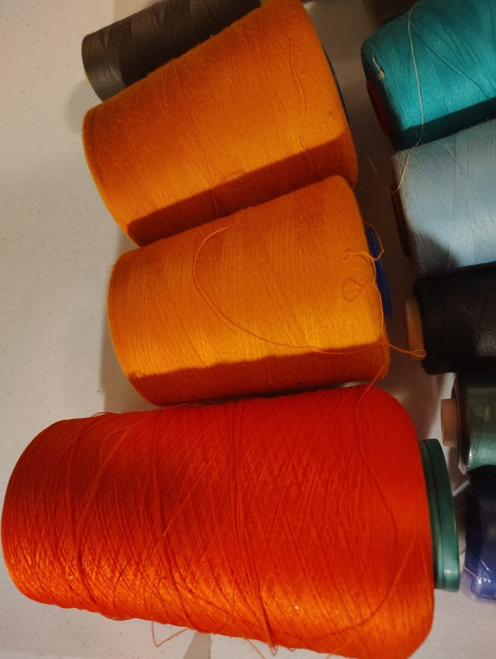 Huge Thread Lot Many Colors & Sizes Mixed Lot Crafting Threads Sewing ...
