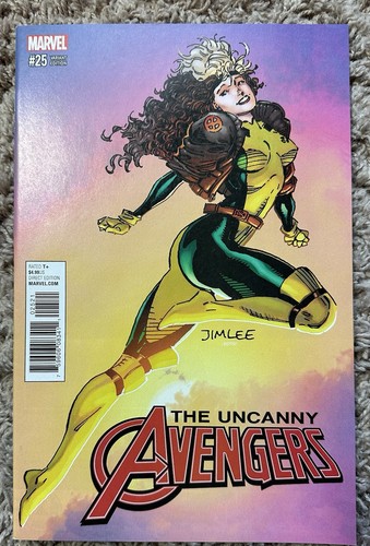 Uncanny Avengers 25 Rogue Variant Cover Jim Lee X-Men Impel Trading ...