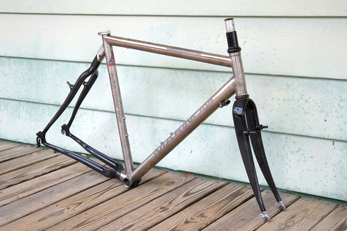 Marinoni Fango CX titanium cyclocross frame w/ carbon rear triangle ...