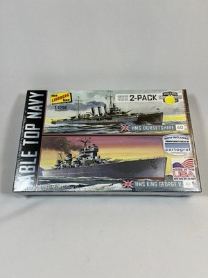 Round 2 The Lindberg Line 2 Pack HMS Dorsetshire 40 & HMS King George V ...