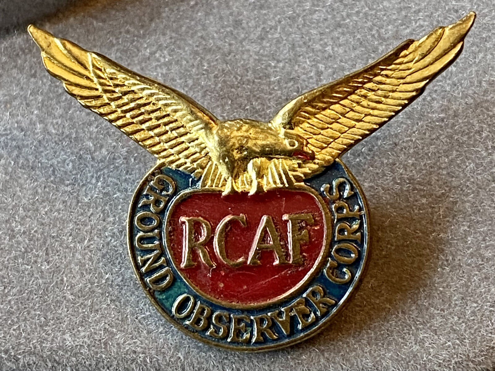 WWII vintage Canadian RCAF Ground Observer Corps Pin - pin-back | eBay