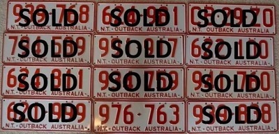 Australia Northern Territory NT License Plate | eBay
