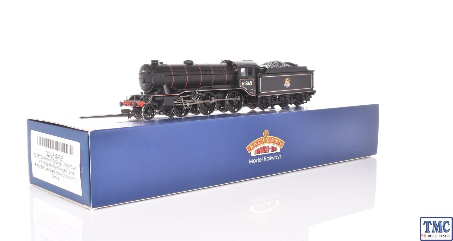 Bachmann Branchline 32-281 LNER K3 61862 BR Lined Black (Early Emblem ...