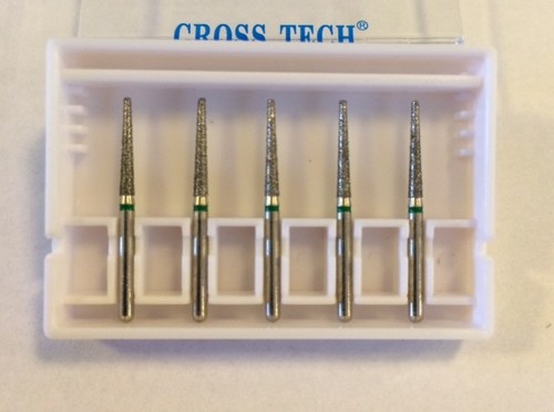 Crosstech High Spd Diamond Dental Bur Flat End Shoulder Coarse 848-014 ...