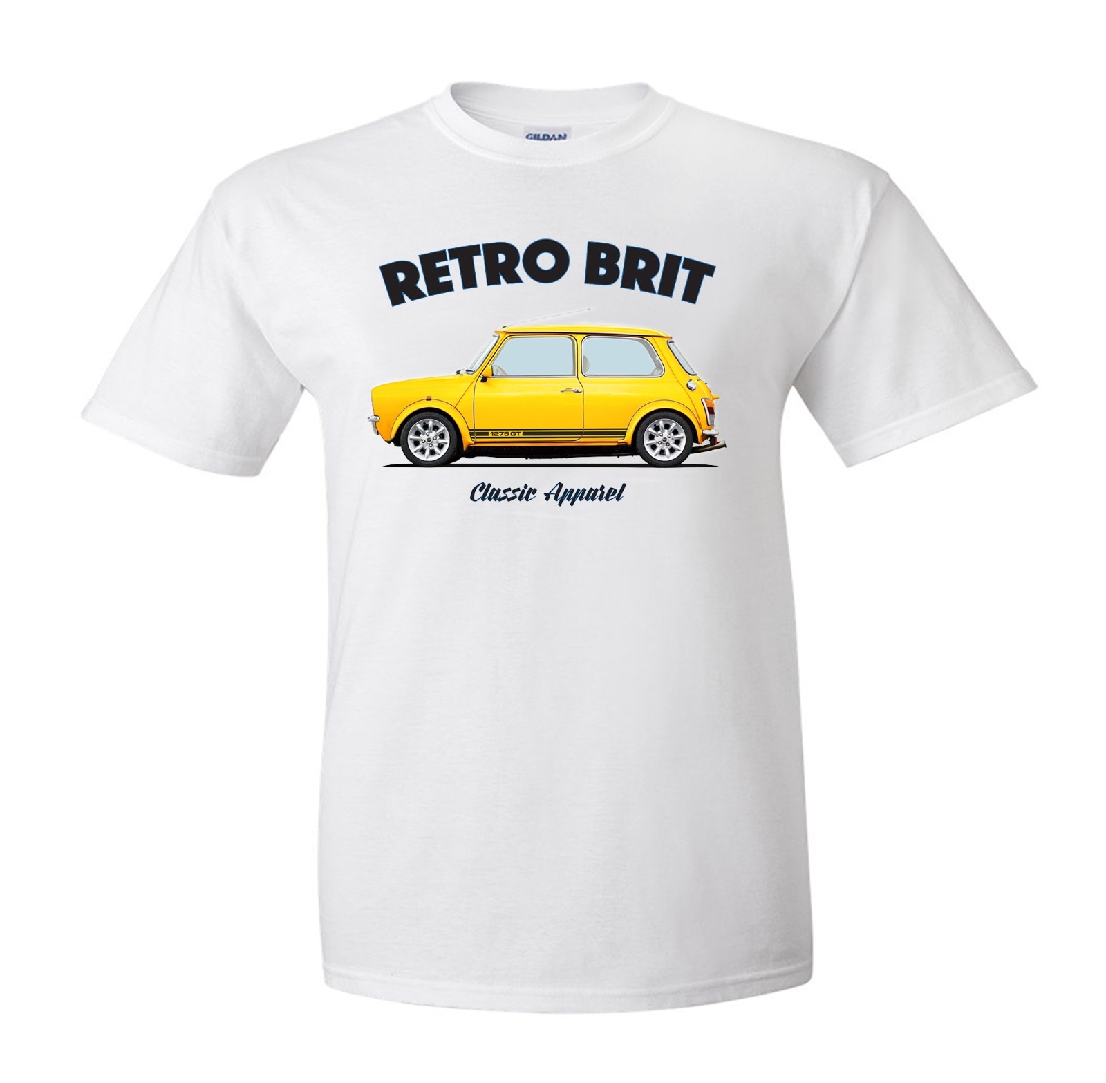 MINI CLUBMAN 1275GT t-shirt. RETRO BRIT. CLASSIC CAR. BRITISH. | eBay