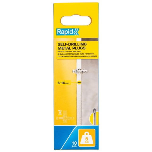 Rapid Self Drilling Plasterboard Fixings Cavity Wall Speed Anchor Plugs ...