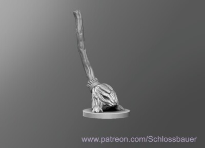 Spiritual Weapon Animated Broom Spell Effect 28mm Scale DND D&D ...