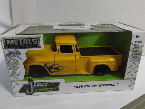 2017 Jada Just Trucks Yellow 1955 Chevy Stepside 1/32 Scale | eBay