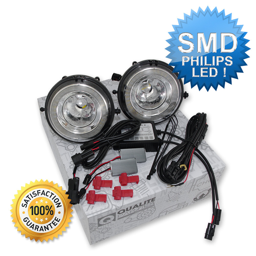2x OEM NEBELSCHEINWERFER + TAGFAHRLICHT CCFL LED FÜR MINI R55 R56 R57 ...