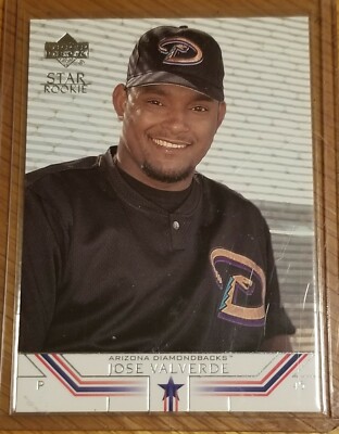 2002 Upper Deck Star Rookie #514 Jose Valverde Arizona Diamondbacks ...