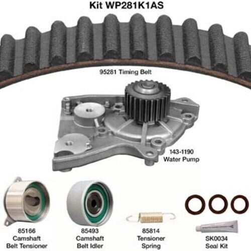 Engine Timing Belt Kit with Water Pump Gates fits 95-02 Kia Sportage 2 ...