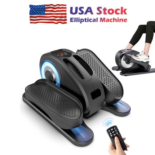 Under Desk Elliptical Machine Ellipse Leg Exercise Portable Pedal ...