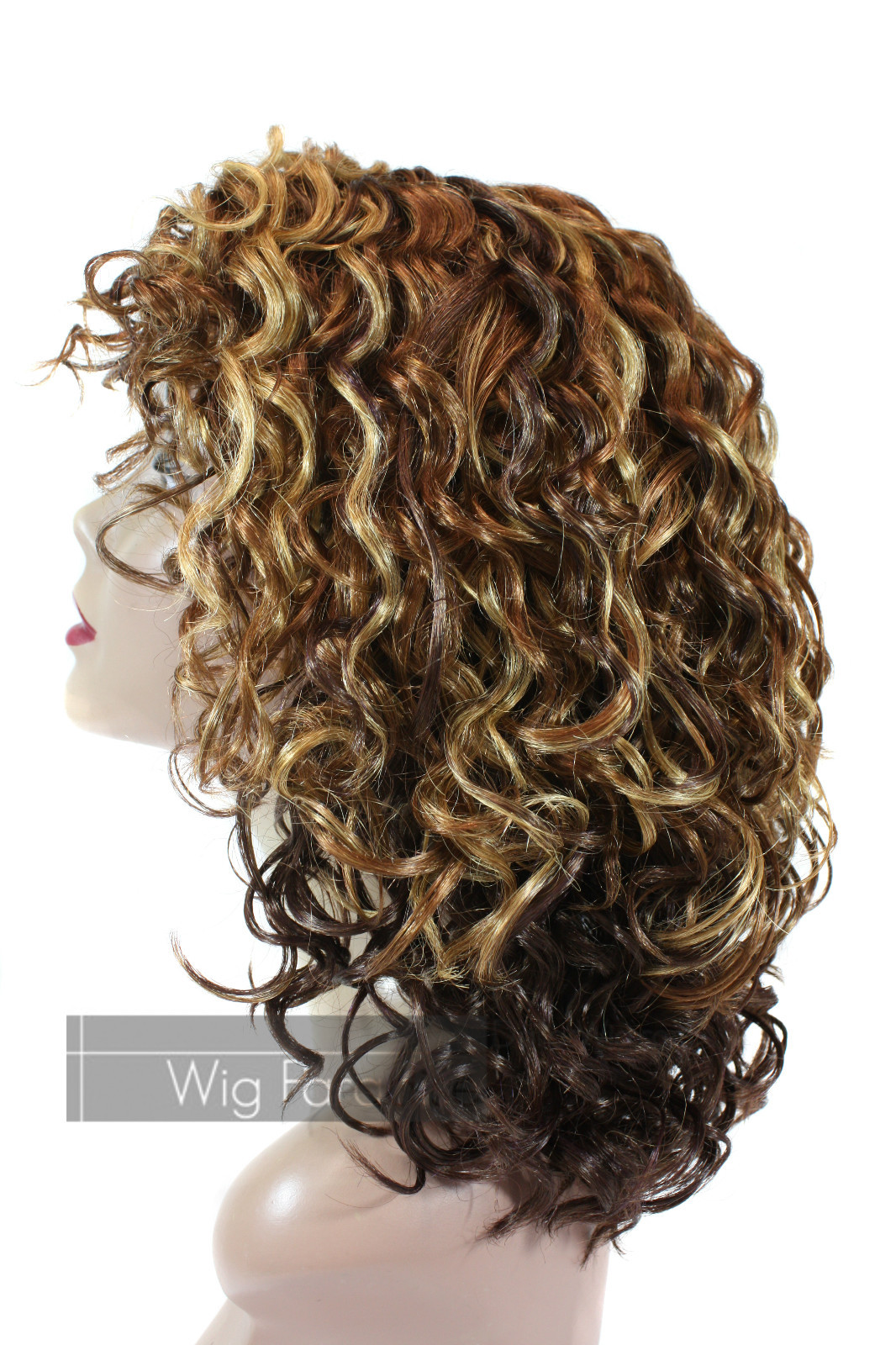 Synthetic Medium Length Spiral Curl Curly Oprah Style Bina Wig | eBay