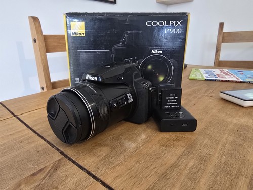 Nikon Coolpix P900 16MP Digital Camera, 24-2000mm Equivalent Zoom Lens ...