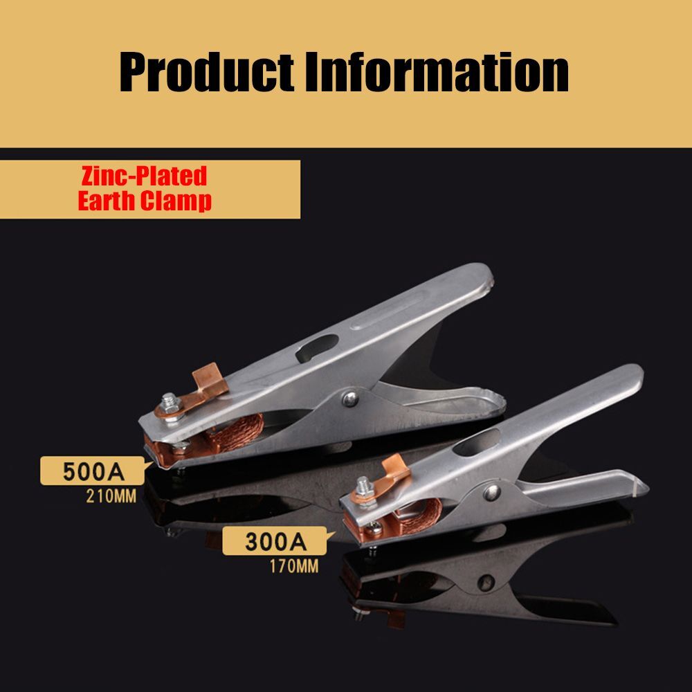 Welder Tools Earth Clamp Welding Cable Clip Weld Accessory Electrode ...