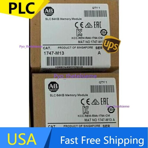 New Sealed AB Allen Bradley 1747-M13 / A SLC 64KB Memory Module 1747M13 ...