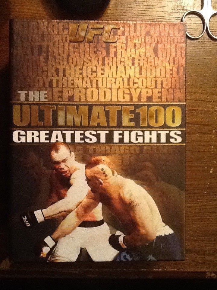 The ultimate 100 greatest fights UFC DVDs 13139510890| eBay