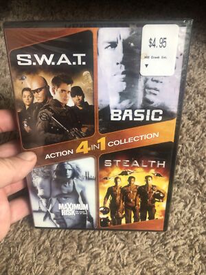 4 Action Movies: MAXIMUM RISK, S.W.A.T., STEALTH, BASIC DVD Samuel Jackson 683904539021| eBay