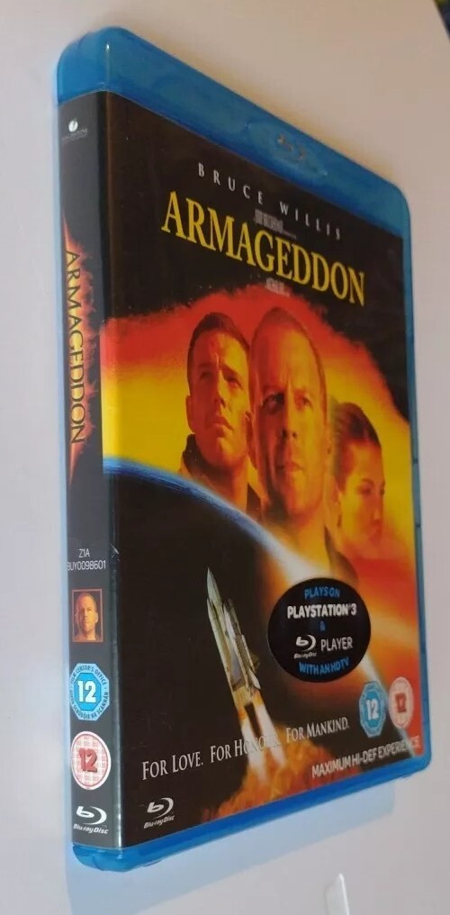 Armageddon Blu-ray Michael Bay Bruce Willis Ben Affleck Liv Tyler Steve ...