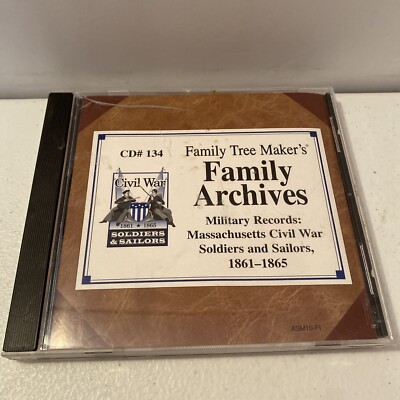 PC CD ROM FAMILY TREE MAKER #134 Military Records Civil War Soldiers ...