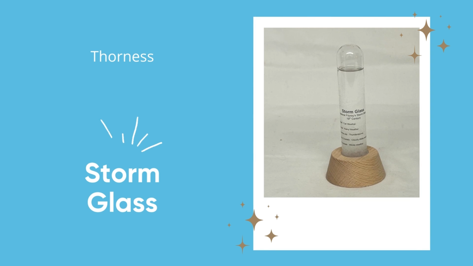 Fitzroy Storm Glass Weather Prediction Desk Ornament | eBay UK