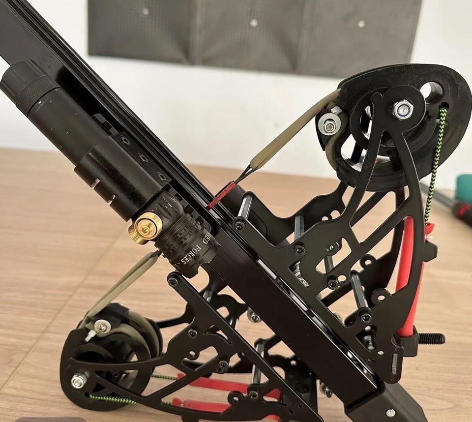 Mini Compound Bow Short Arrows Set Archery Ball Launcher Rapid w/ Balls ...