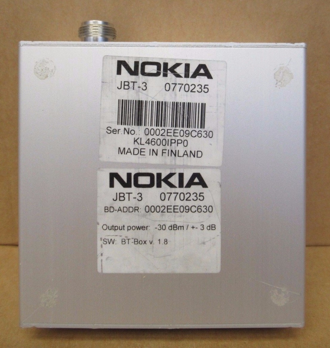 Nokia JBT-3 Bluetooth Test And Interface Box For Flashing And Servicing ...