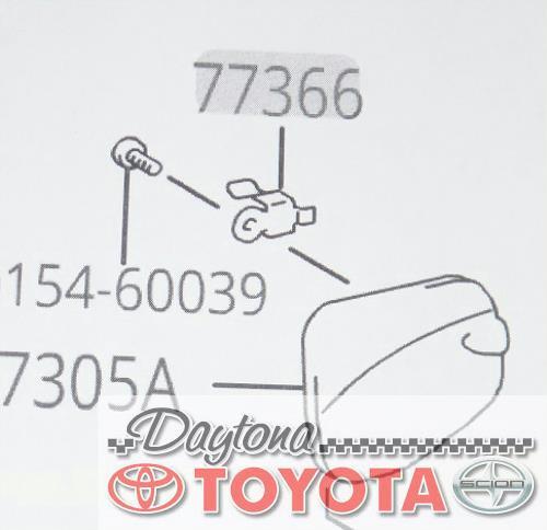 1995-2023 Toyota Tacoma OEM Gas Tank Lid Hinge Spring | 7736635030 ...