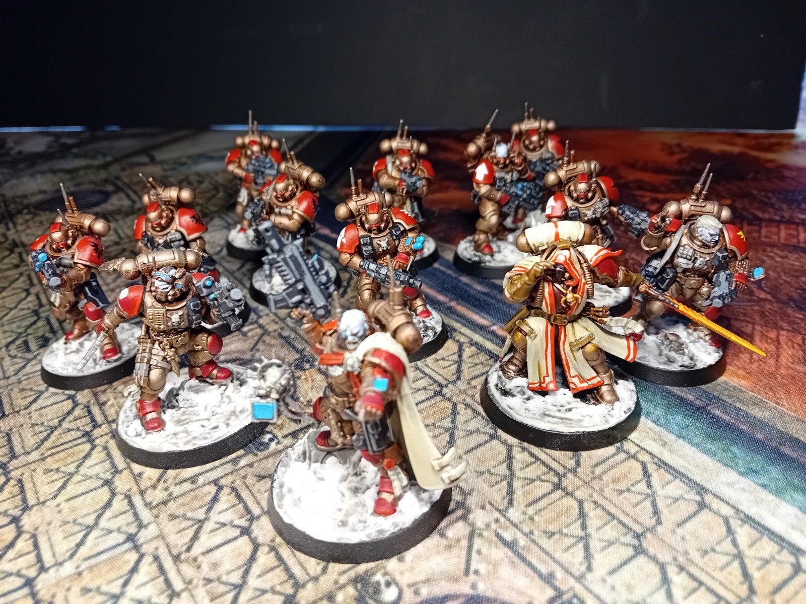 40k - Blood Angels - Primaris Phobos Squad - 13 miniatures, painted | eBay