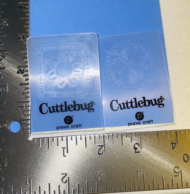 Cricut Cutt Mini Embossing Folders- 2 Mini “Flower”- Floral Themed ...