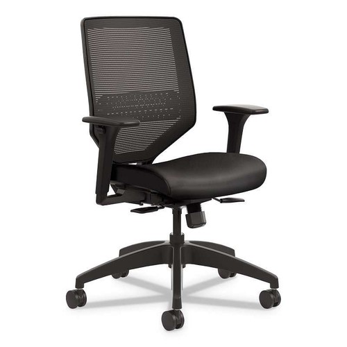 HON Solve Series Mesh Back Task Chair, Supports Up to 300 lb, 16" to 22 ...