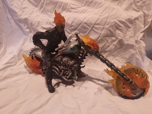 Marvel Legends Ultimate 12" Ghost Rider Flame Motorcycle & Chain Hasbro ...
