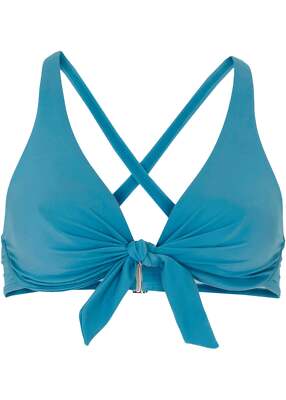 Neu Bügel Bikini Oberteil Gr. 80 Cup C Graublau Damen-Bademode Bade-BH ...