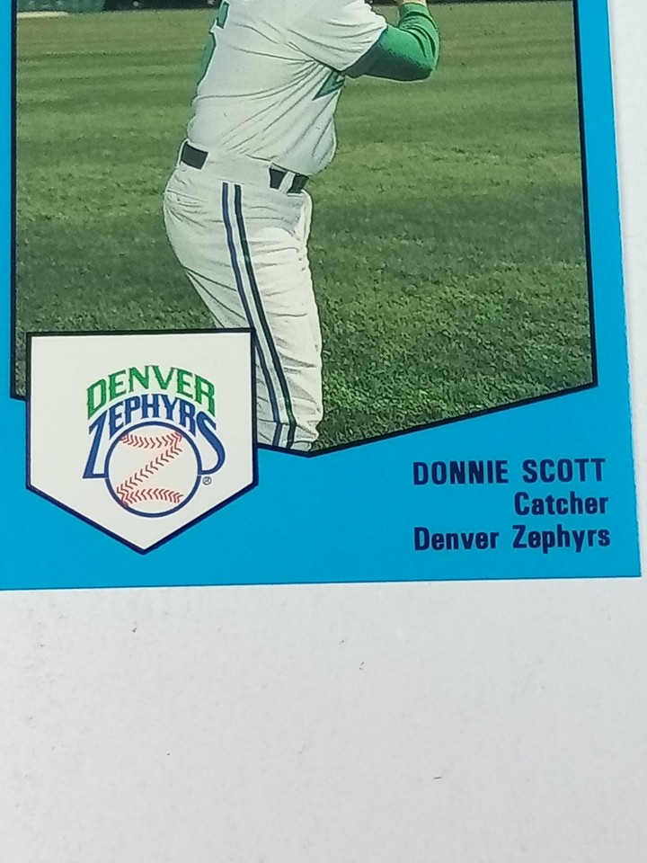 Donnie Scott #52 Denver Zephyrs Procards 1989 | eBay