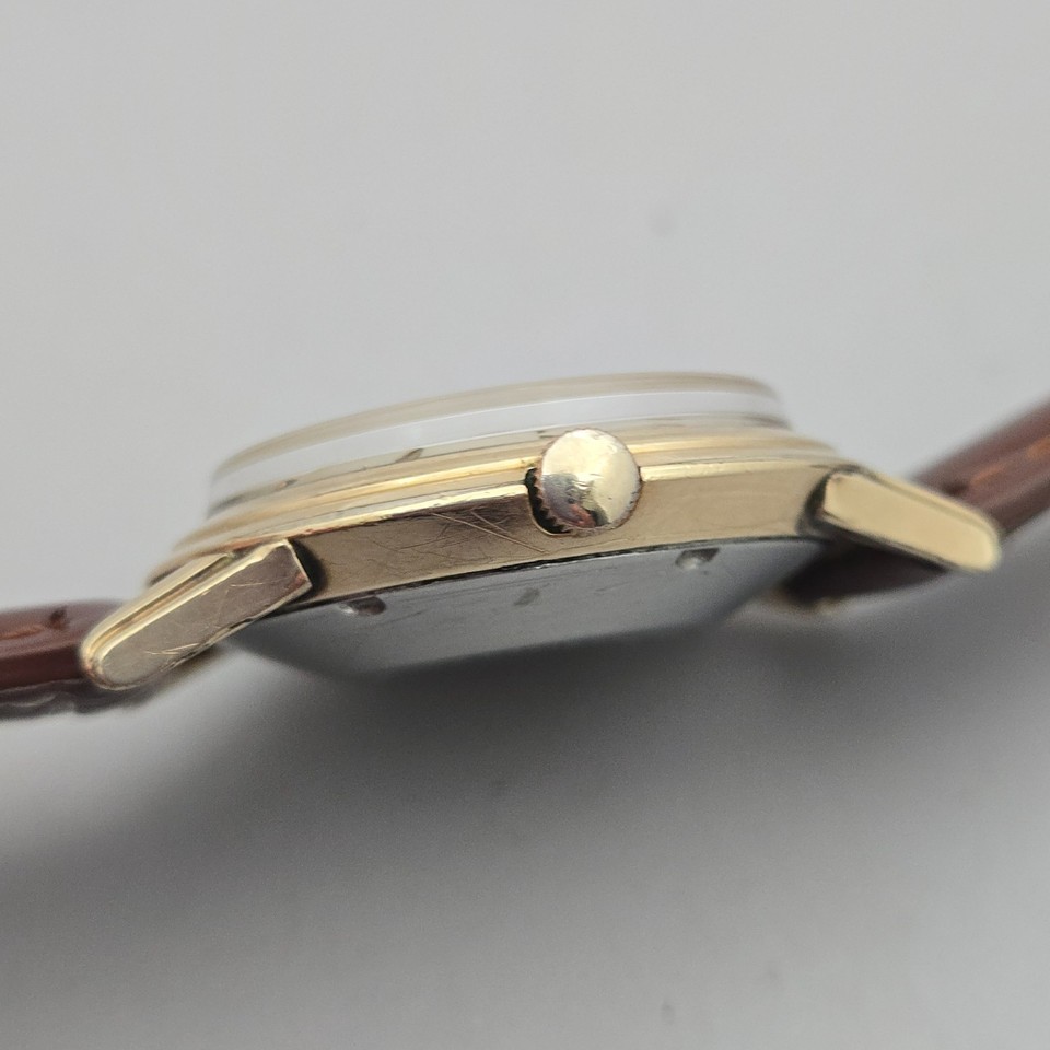 Vintage Gruen Continental men's automatic watch 480/008ss 10K RGP 1950s ...