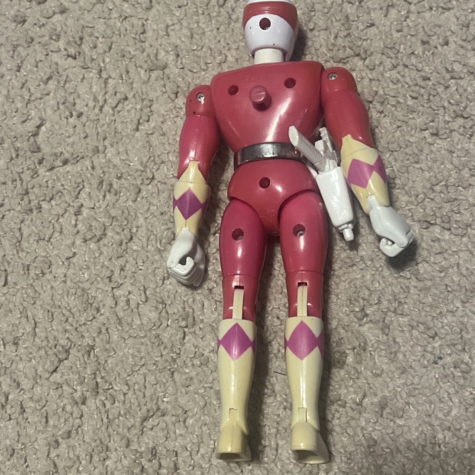 Mighty Morphin Power Rangers Karate Kick Pink Ranger Action Figure. | eBay
