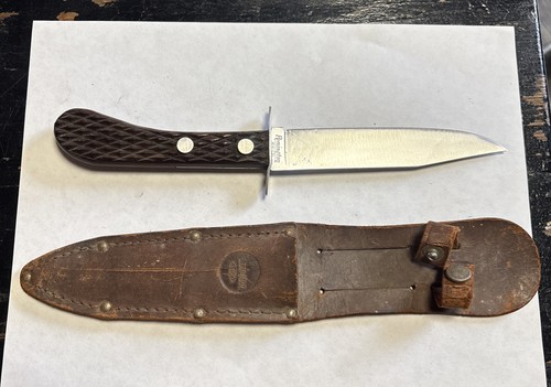 Vintage 1933-40 Remington Campmaster RH 6 Fixed Blade Knife & Sheath | eBay