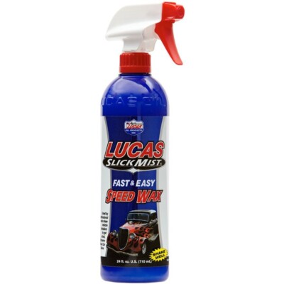 Lucas Oil 10160-6 Fast & Easy Slick Mist Speed Wax Paint Gloss ...