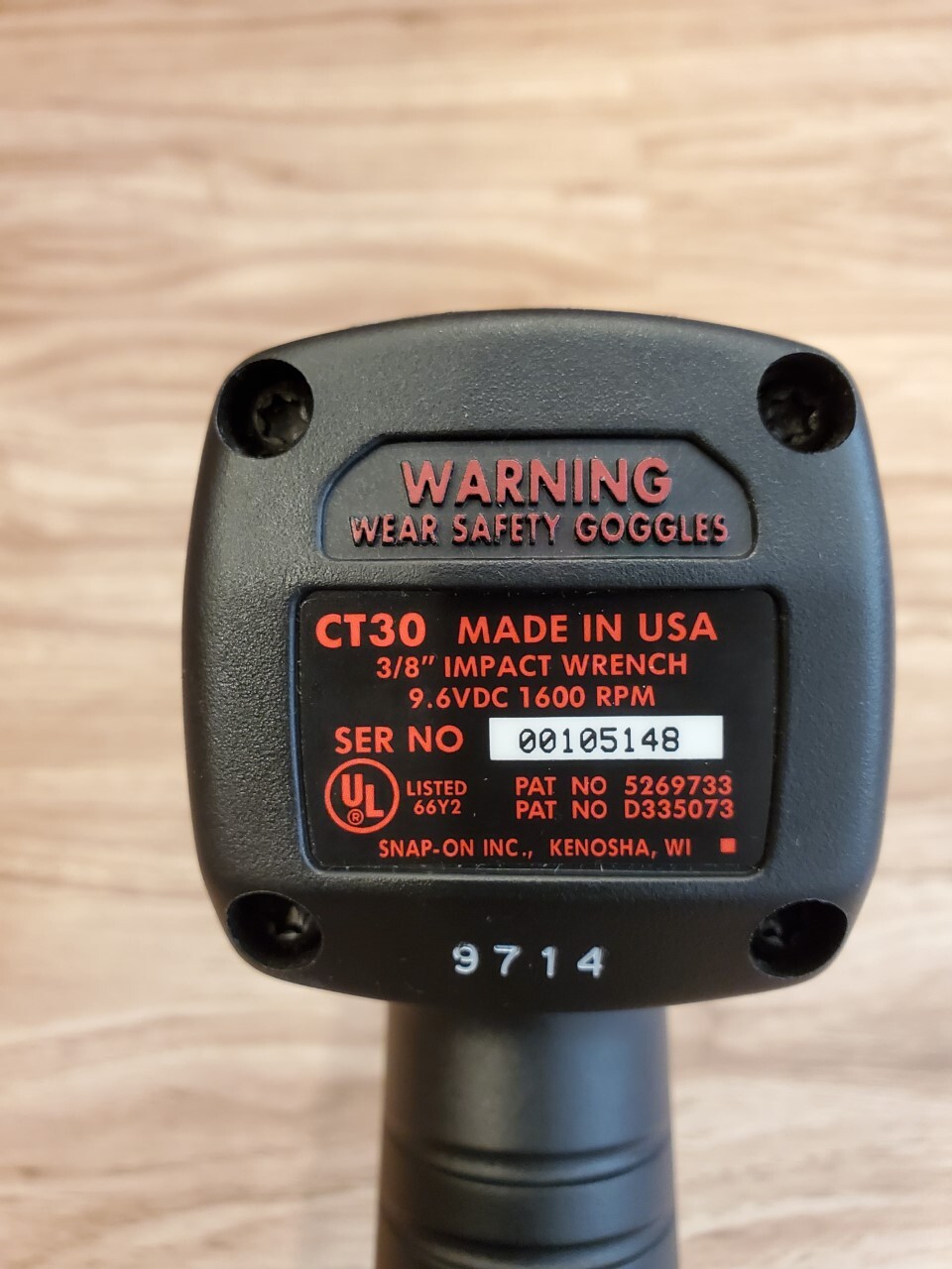 Snap-On CT30 3/8" Drive Cordless Impact Wrench | eBay