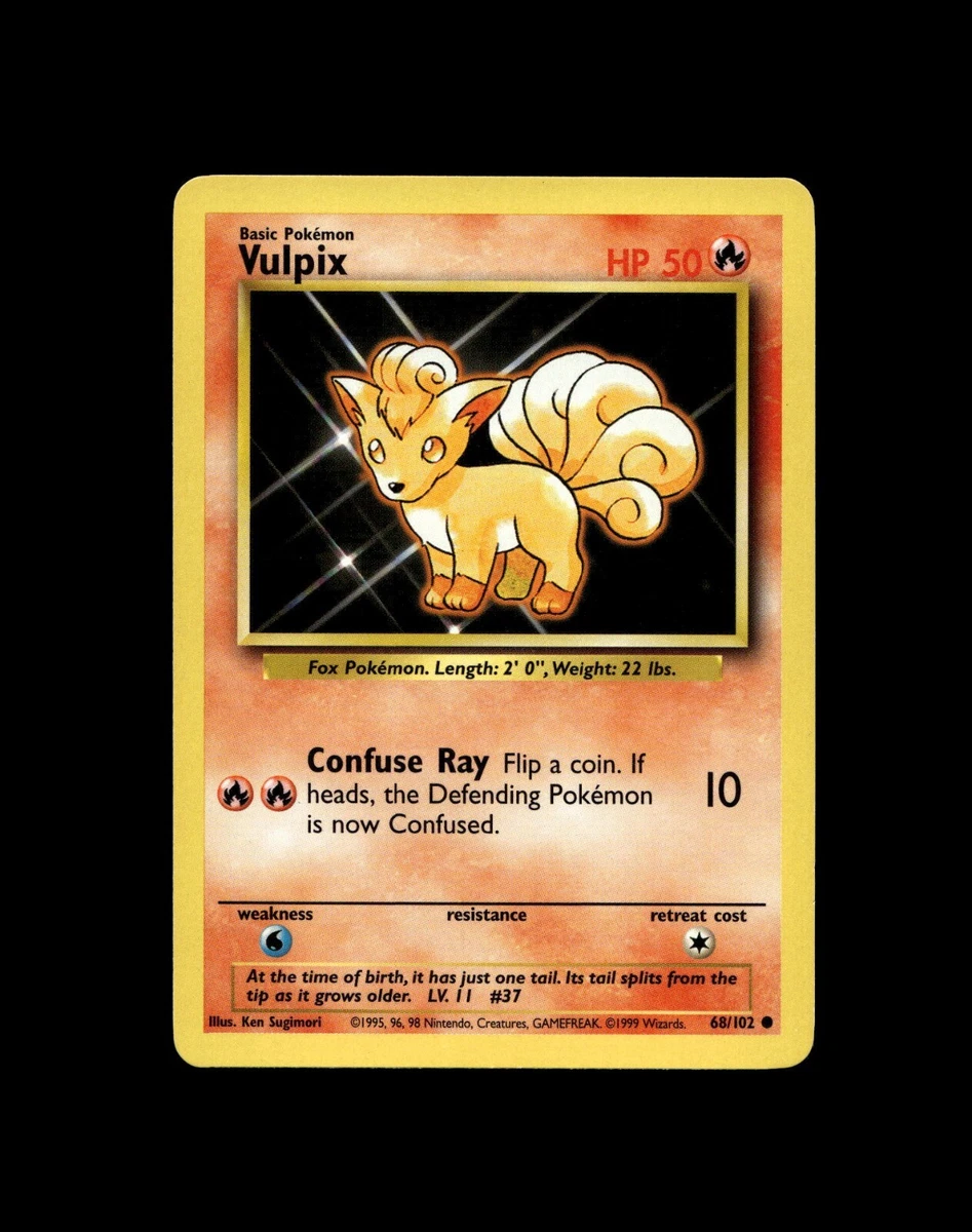 Vulpix Pokemon Card List