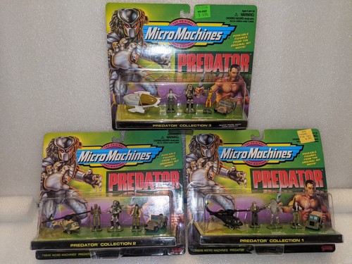 1996 Galoob PREDATOR Micro Machines - Complete Set 3 Collections (New ...