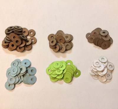 .162" ID Piano Balance Rail Punchings for Older Steinway and Similar ...