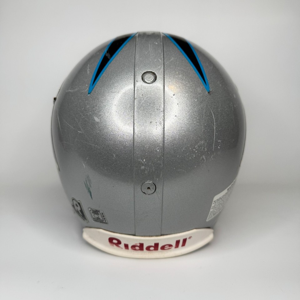 Riddell Carolina Panthers Football Helmet Youth Replica Size Medium NFL ...