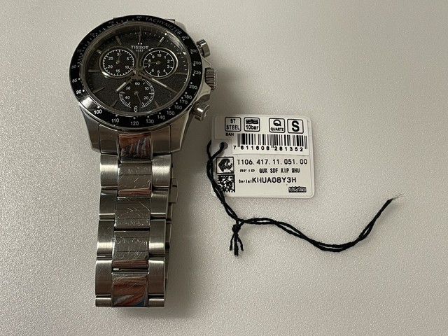 Tissot V8 Men's Black Watch - T106417A for sale online | eBay