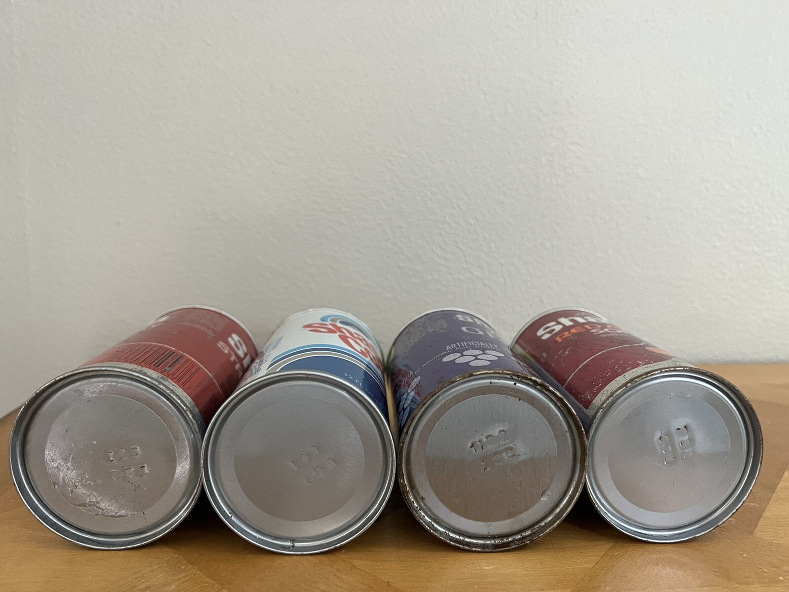 4-Vintage Shasta Cherry Cola Soda Pop Cans, Straight Steel Hayward CA ...