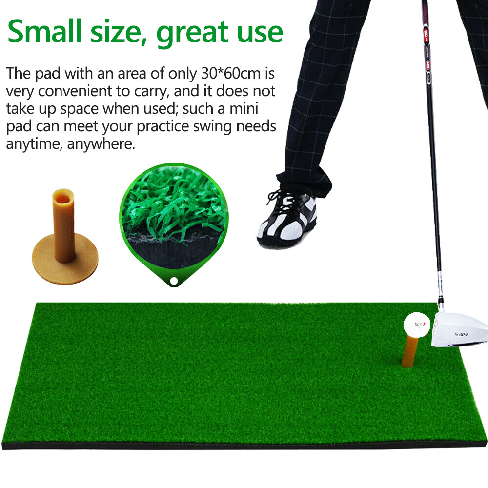 Large New Thick Golf Practice Mat 60*30cm Chipping Driving Range ...