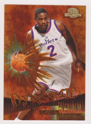 1995-96 Skybox Premium Chris Webber Dynamic card #D12 Washington ...