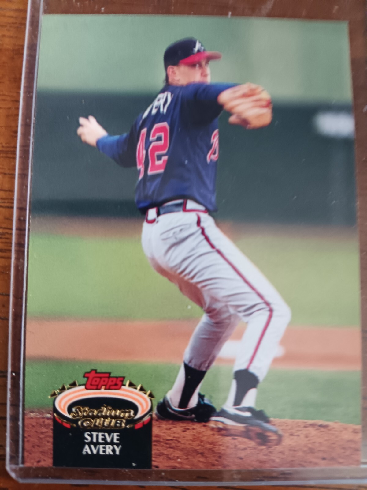 STEVE AVERY ATLANTA BRAVES 1992 TOPPS STADIUM CLUB BASEBALL CARD #60 | eBay