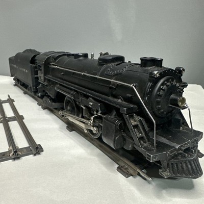 Lionel 229 Steam Loco + 2046W Tender + 3 Straight Tracks O Gauge ...