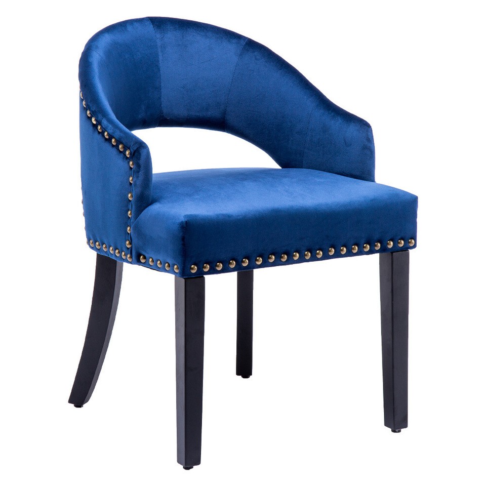 Velvet/Fabric Dressing Table Chair Vanity Stool Piano Stool Dining ...